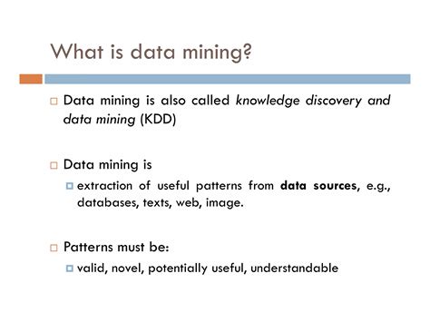 lecture 1 introduction to data mining pdf databases computer software and applications