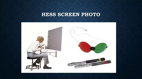 Hess Chart Diplopia Chart Cover Tests Pptx