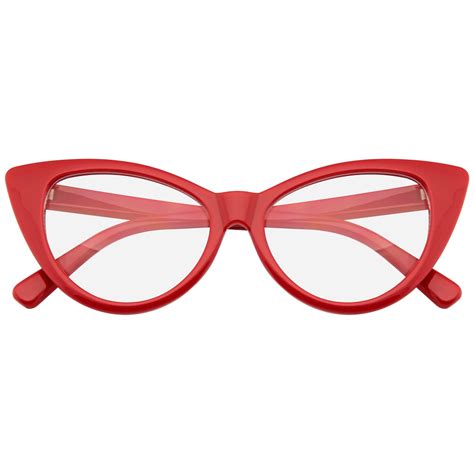 Red Glasses Frames Cat Eye