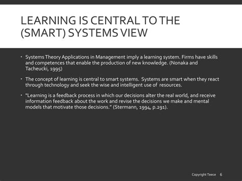Dynamic Capabilities As Workable Systems Theory Ppt