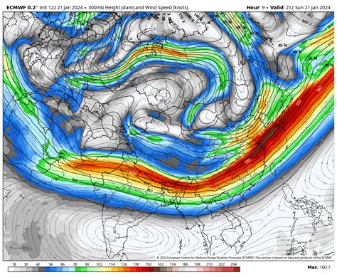 Cliff Mass Weather Blog One Of The Longest Jet Streams In Memory