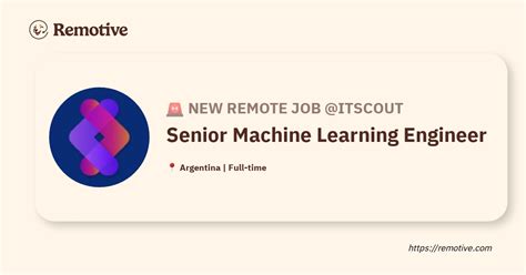Hiring Senior Machine Learning Engineer Itscout