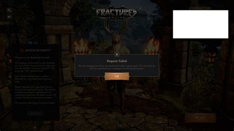 Fail Login Again Fractured Forum