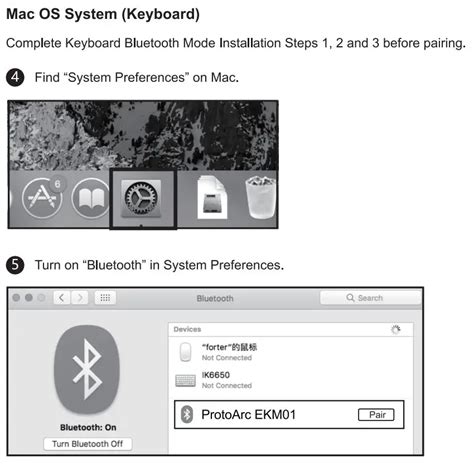 Protoarc Ekm01 Ergonomic Keyboard And Mouse Combo User Manual