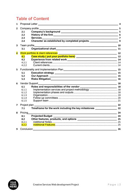 Website Development Services Proposal Template Rfply Proposal Templates