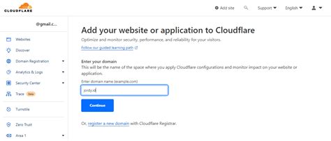 cara setting domain ke cloudflare website jadi lebih cepat