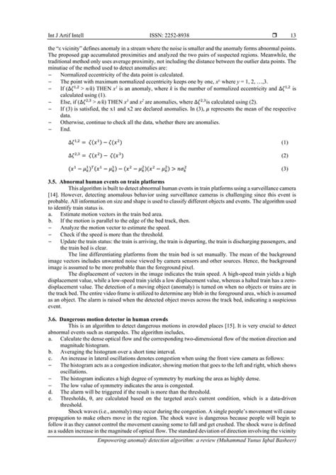 Empowering Anomaly Detection Algorithm A Review Pdf Internet Computing