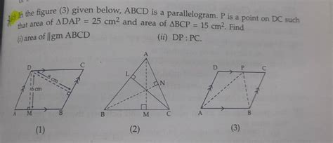 4 In The Figure 3 Given Below Mathrm{abcd} Is A Parallelogram Mat