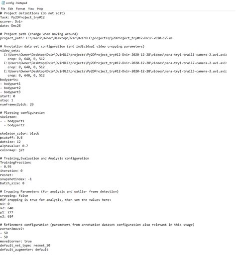 Unable To Perform The Visualize Your 3d Deeplabcut Videos Step · Issue 1040 · Deeplabcut