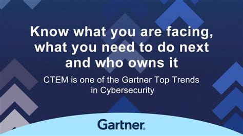 Amy C On Linkedin Gartner Top Trends Ctem Report