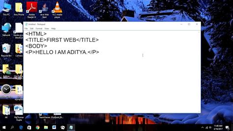 learning html tutorial 1 html for beginners youtube
