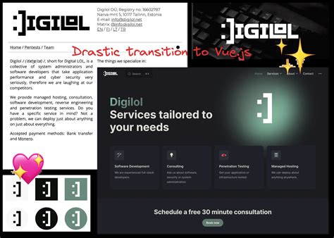 Rebrand Drastic Transition To Vue Js Digilol
