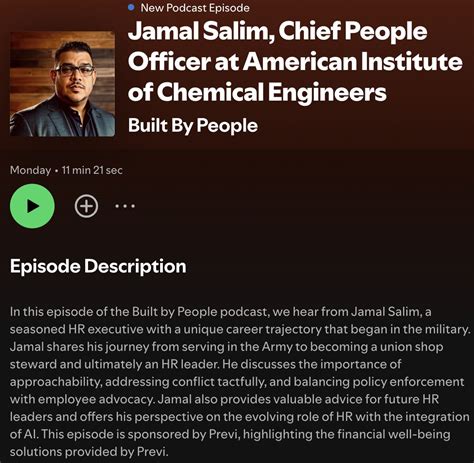 jamal salim phr on linkedin sat down with the built by people podcast