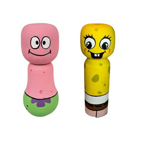 قیمت و خرید اسباب بازی زینتی مدل باب اسفنجی و پاتریک کد Wt113 مجموعه 2 عددی
