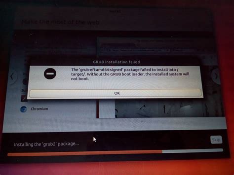 Grub Grub Installation Fail Ubuntu Ask Ubuntu