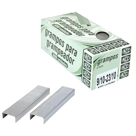 Grampo Acc 9/10 23/10 Aco Galvanizado 5000 Unidades