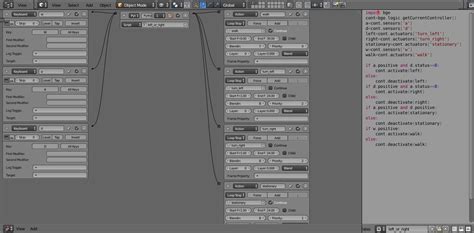 Python Having Trouble With Multiple Animations Triggered By Key Presses In The Game Engine