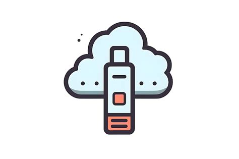 Premium Photo A Cloud With A Device In It