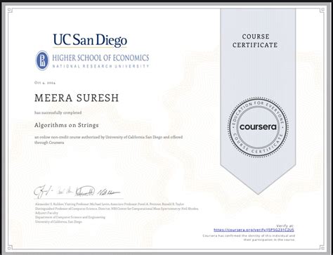 💫successfully Completed Coursera Certificate In “algorithms And Data