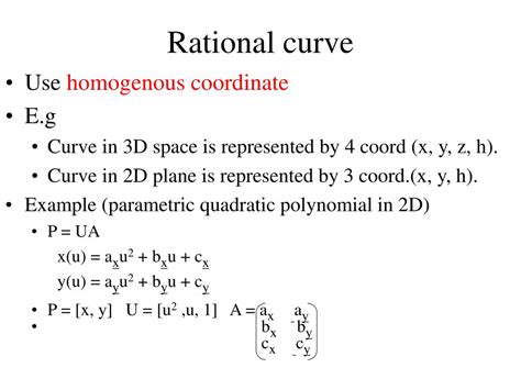 Ppt Rational Curve Powerpoint Presentation Free Download Id 2960779