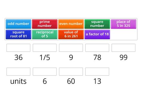 Number Types Match Up
