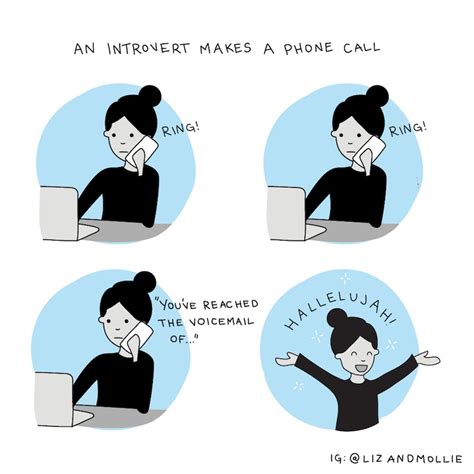 An Introvert Making A Call R Introvert