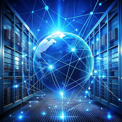 Computing Technology Internet Storage Network Premium Ai Generated Image