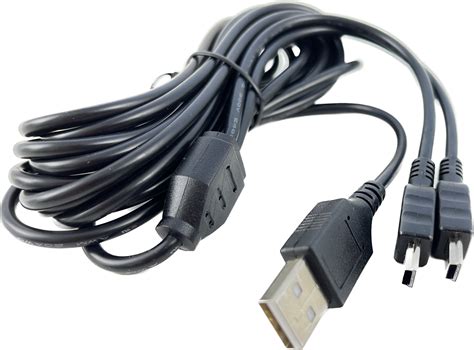 Omnihil Universal 10ft Mini Usb Type A To Mini Usb Splitter Cable 28awg