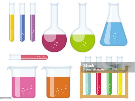 실험실 기기 비커 플라스크 시험관 0명에 대한 스톡 벡터 아트 및 기타 이미지 0명 과학 과학 실험 Istock