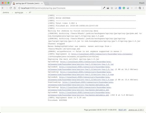 Deploy Artifacts Into Maven Repository In Jenkins Huong Dan Java
