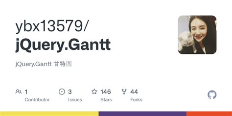 GitHub ybx13579 jQuery Gantt jQuery Gantt 甘特图