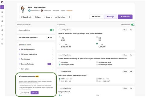 create a common assessment as an administrator help center