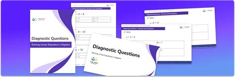 FREE GCSE Solving Linear Equations Diagnostic Questions