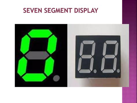 Seven Segment Display Pptx