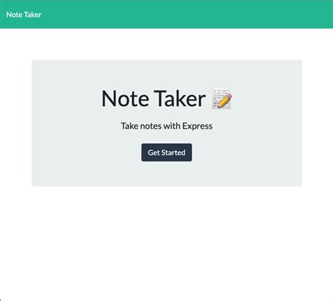 Github Lealinneanote Taker Express Js