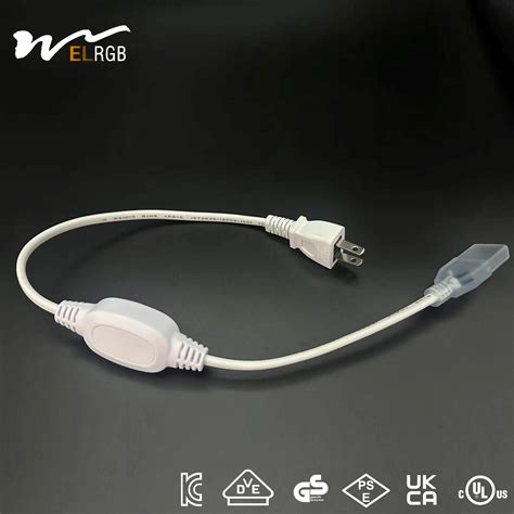 2024 High Voltage Monochromatic Led Strip Plug 110v 220v High Power Lamp Fittings Ip65 15a 20a