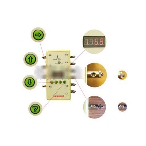 ECG Simulator LED Display ECG Signal Generator 10 200bpm W Built In Rechargeable Battery Free