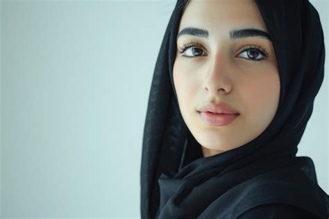 Premium Photo Beautiful Arab Girl On White Background Beautiful Arab