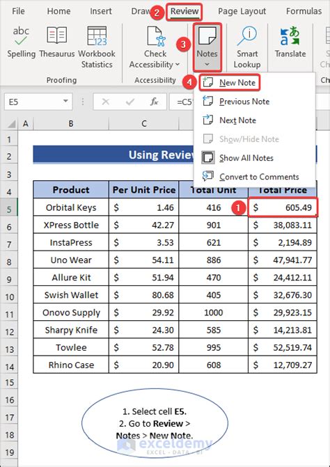How To Add Edit Hide And Remove Notes In Excel ExcelDemy