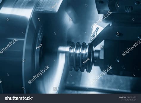 1 541 Cnc Lathe Operation Images Stock Photos Vectors Shutterstock