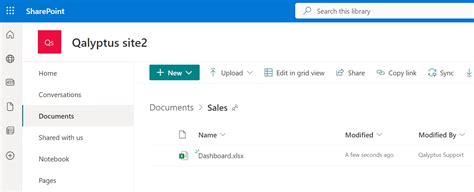 Store Qlik Sense Report In Sharepoint Or Onedrive Qalyptus