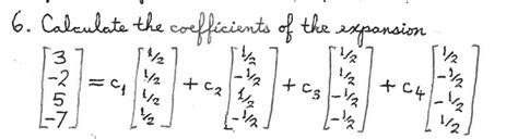 Solved 6 Calculate The Coefficients Of The Expansion