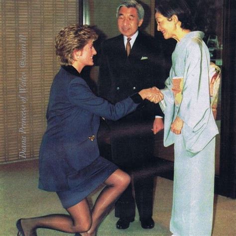 X U I N On Instagram Princess Diana Dropped A Deep Curtsy When She Admitted To Their Imperial