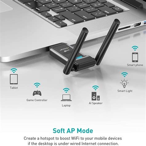 Hermoso Edup AX M Pc Için USB Wıfı Adaptörü AX Fiyatı