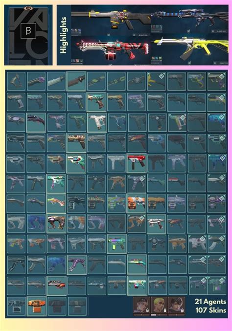 280 Beta Valorant 107 Skins 21 Agents Lol 181 Skins R