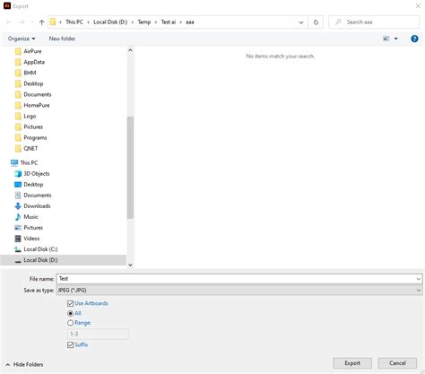 Can Illustrator Be Exported With An Artboard Name Adobe Product Community 13589049