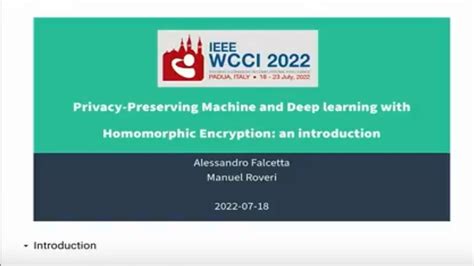 Tutorial Privacy Preserving Machine And Deep Learning With Homomorphicencryption An