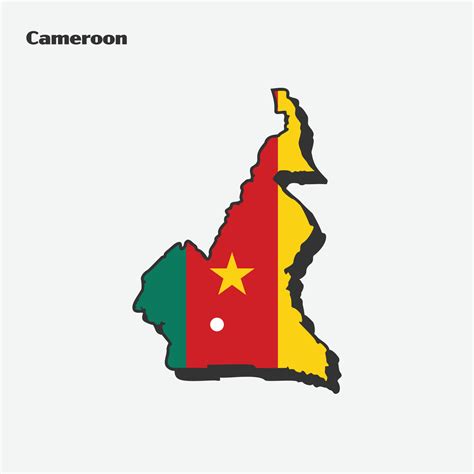 Cameroon Country Nation Flag Map Infographic 20187924 Vector Art At