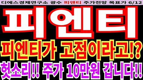 피엔티 피엔티주가전망 피엔티가 고점이라고 헛소리 주가 10만원 갑니다 디에스경제연구소광수 피엔티전망 피엔티목표가 Youtube