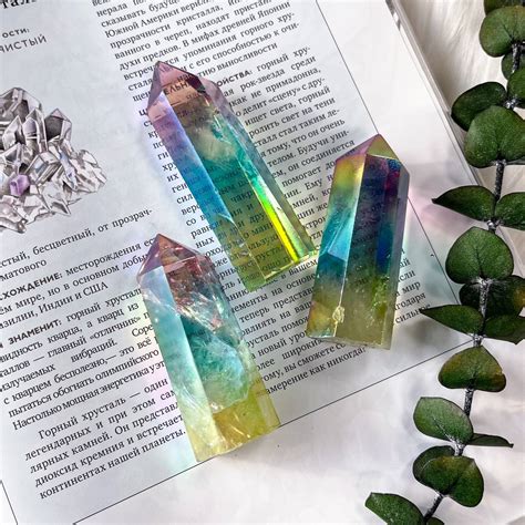 Купить Кристалл из Горного Хрусталя (титан.покрытие) артикул 093292 ...